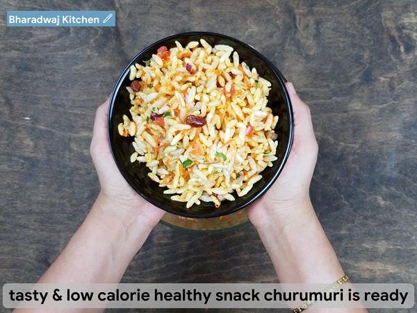Churumuri | Murmura is good for weight loss | Low calorie south Indian ...