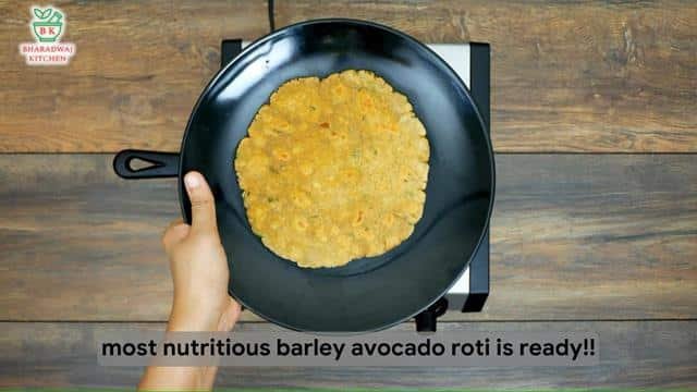 Barley roti | Avocado paratha | Barley flour recipe | is barley good ...